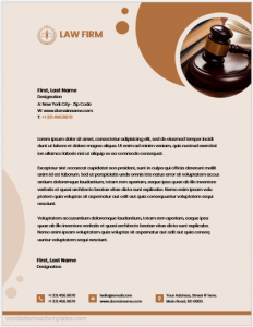 Law Firm Letterhead Templates for Word | Editable FREE Files