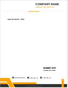 Executive Letterhead Designs Formats & Templates | Download