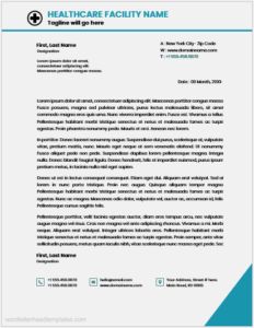 5 General Physician Letterhead Templates for Word | Download
