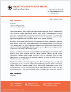 5 General Physician Letterhead Templates for Word | Download