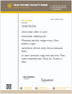 5 General Physician Letterhead Templates for Word | Download