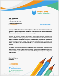 10 Best School Letterhead Templates for MS Word | Download