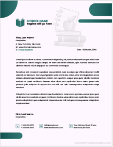 10 Best School Letterhead Templates for MS Word | Download