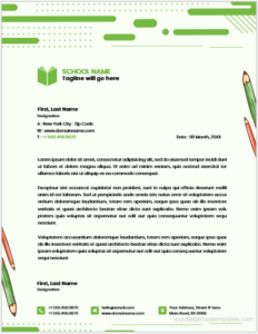 10 Best School Letterhead Templates for MS Word | Download
