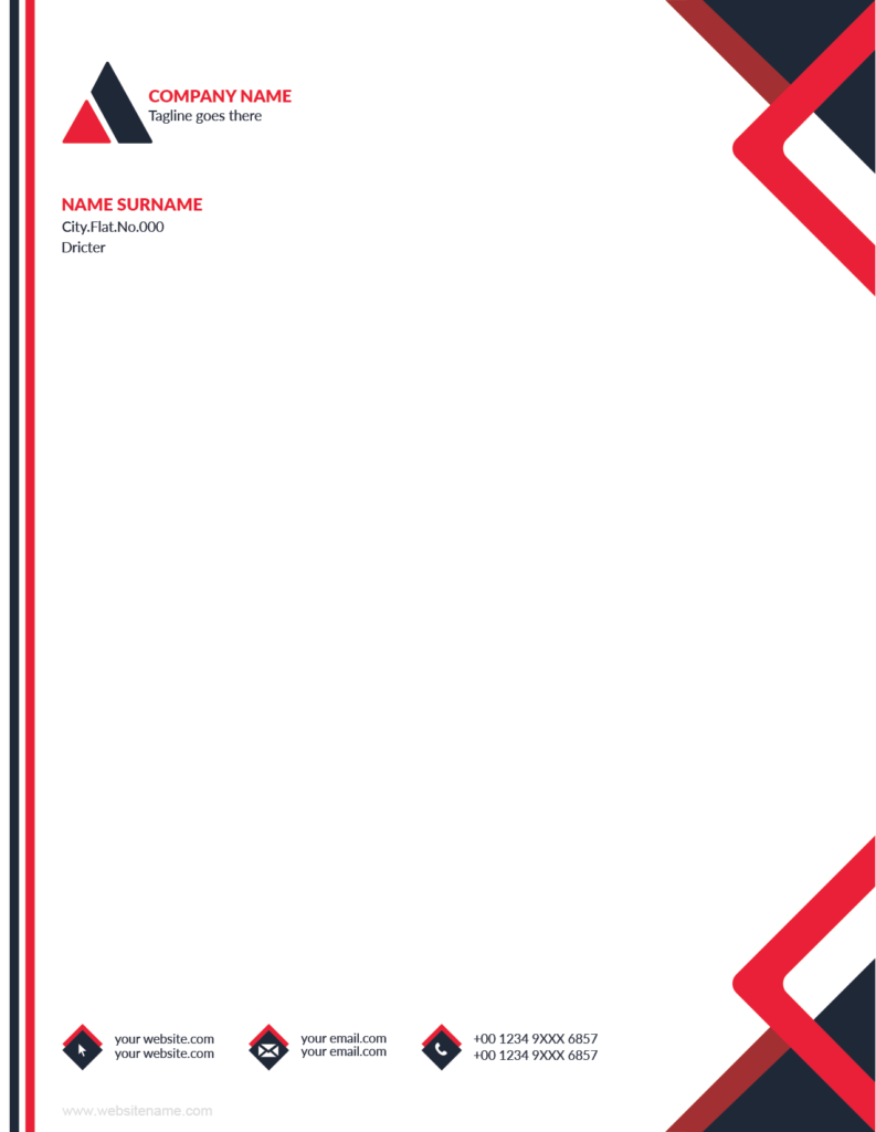 HR Office Letterhead Templates for Word | Download Samples