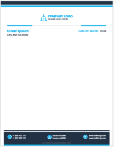 Pet Care Company Letterhead Templates | Download Word File